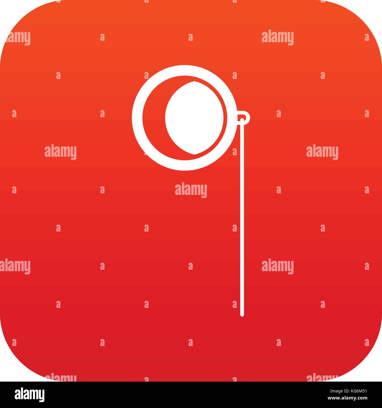 Monocle icon digital red Stock Vector Image & Art - Alamy