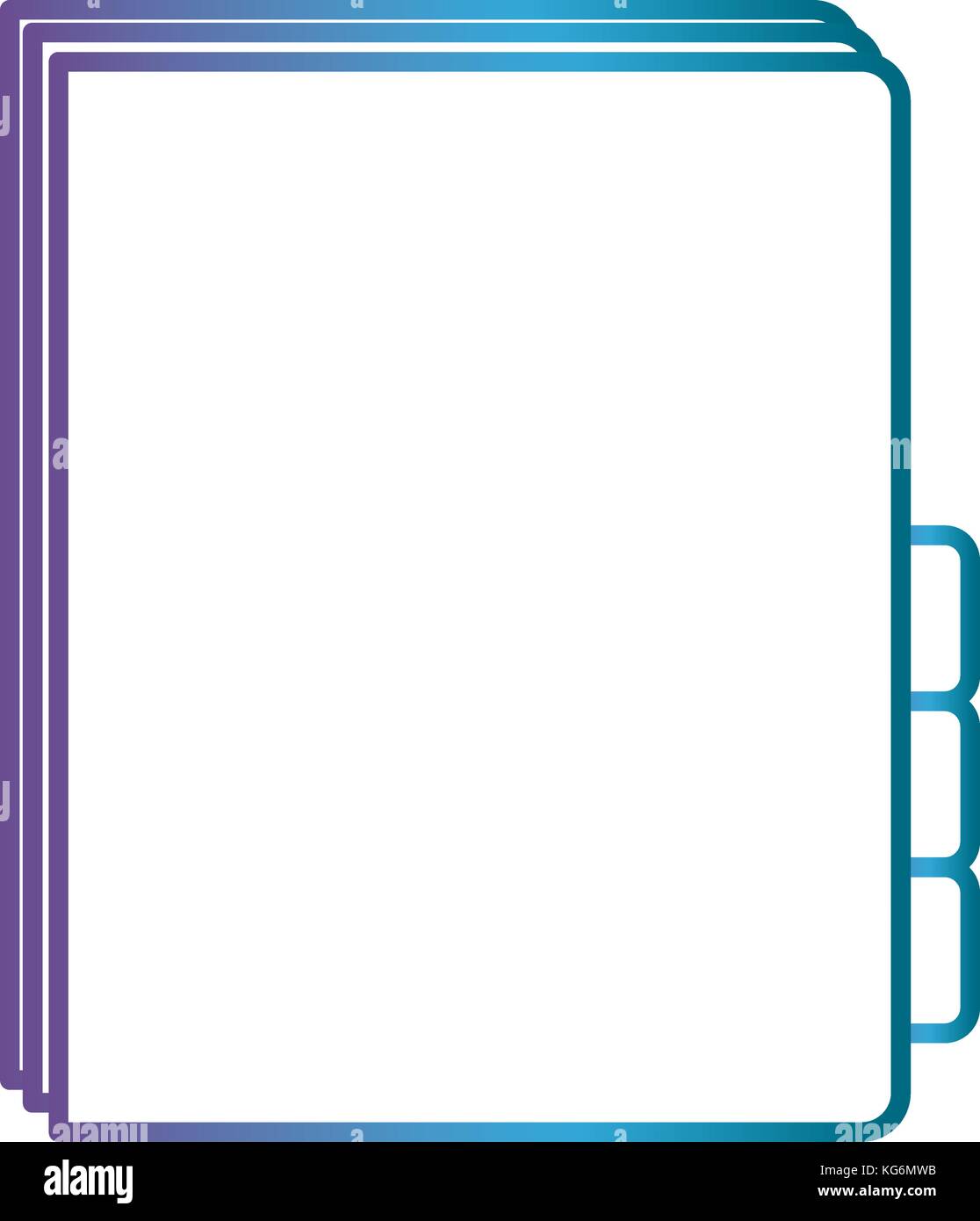 document folder icon Stock Vector Image & Art - Alamy