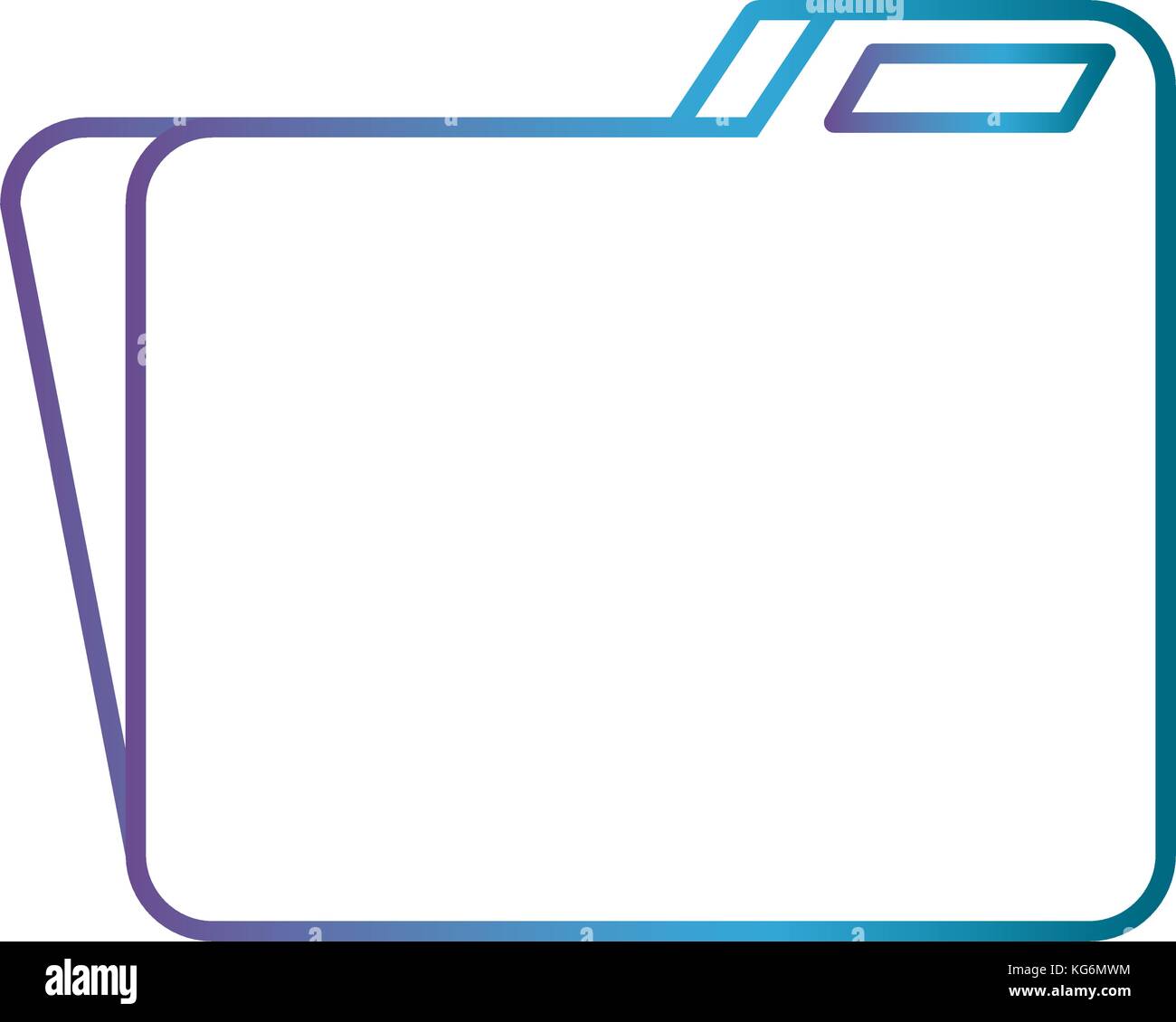 document folder icon Stock Vector Image & Art - Alamy