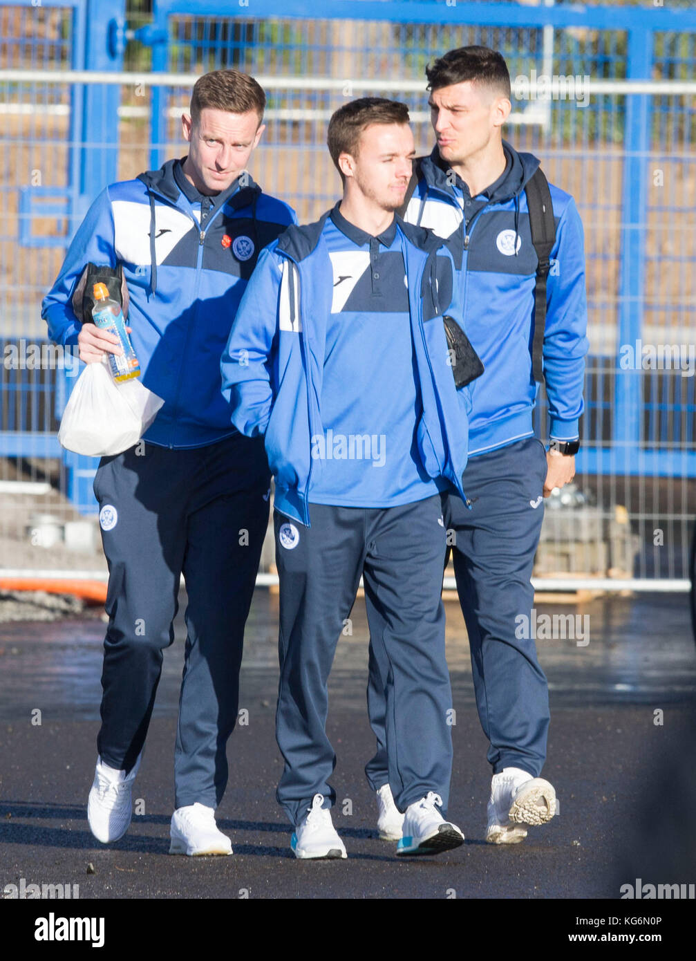 St Johnstone's Steven Maclean, Stefan Scougall and Graham Cummings ...