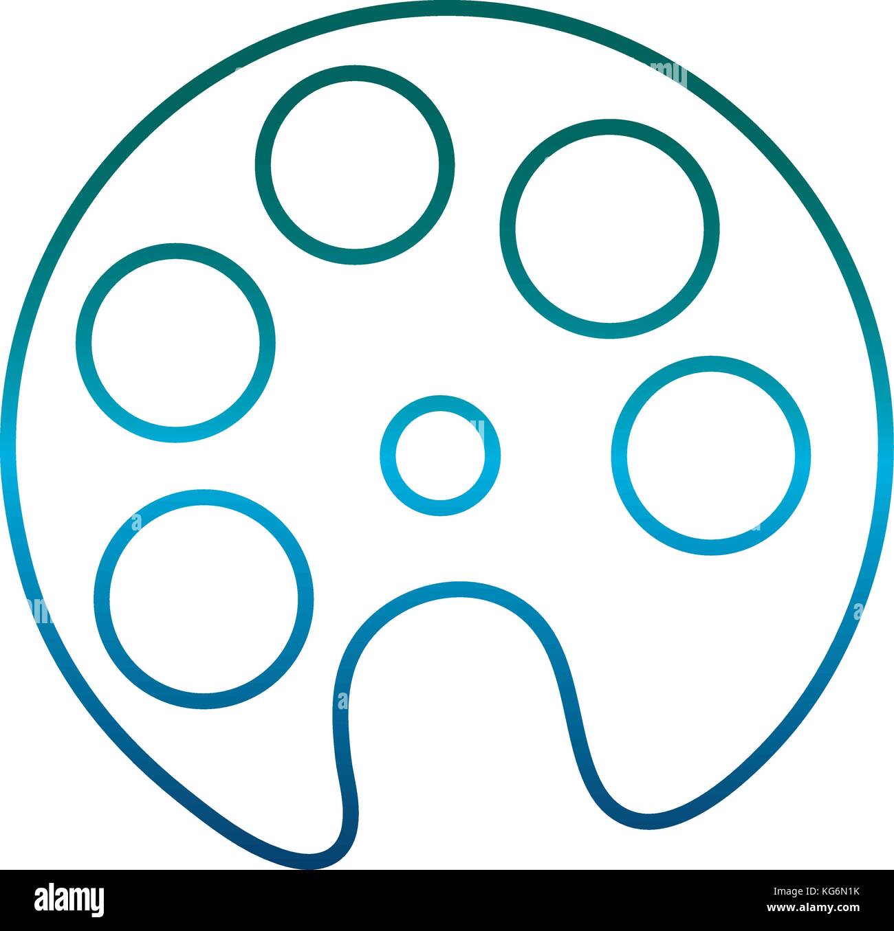 paint palette icon Stock Vector Image & Art - Alamy