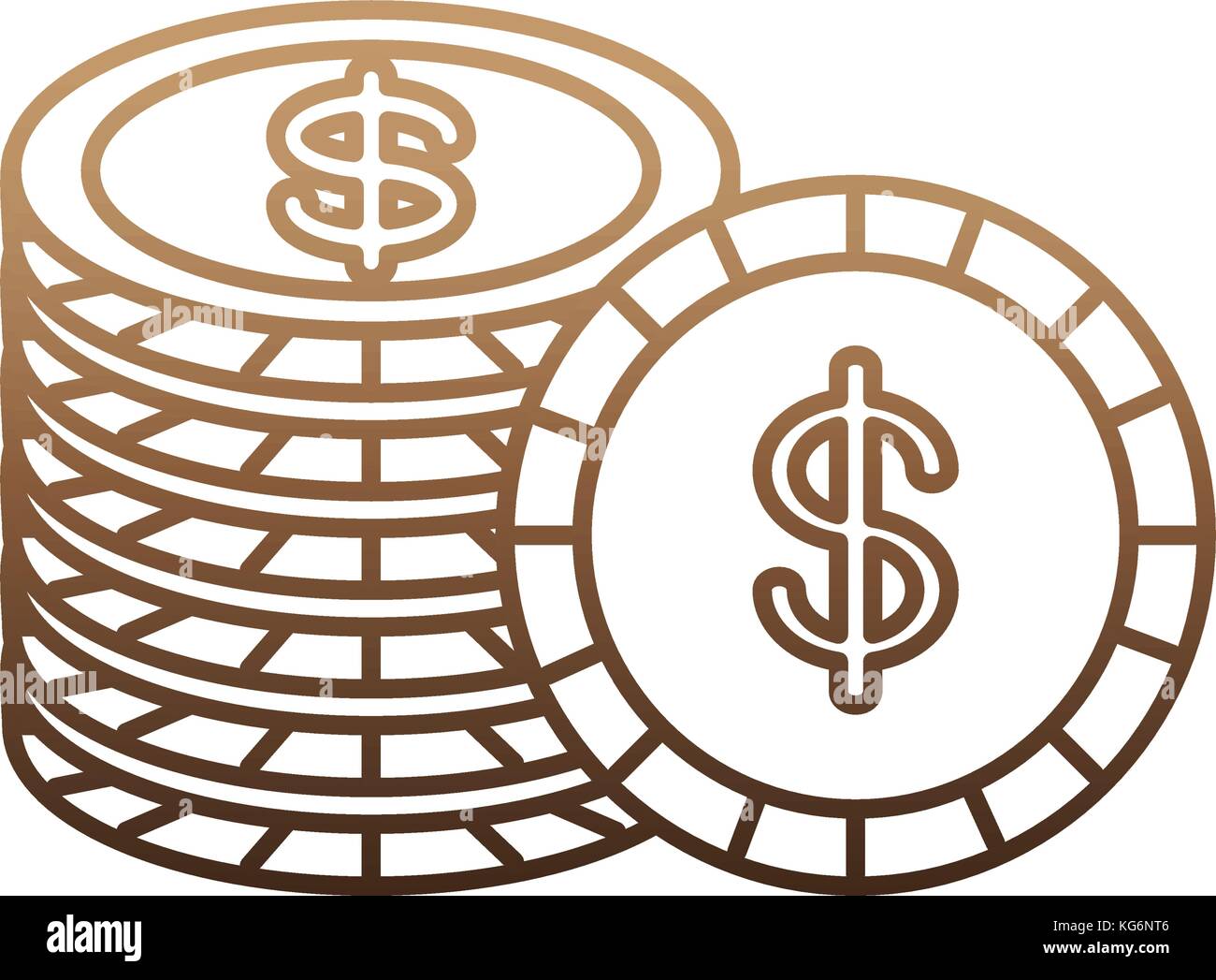 money coins design Stock Vector Image & Art - Alamy