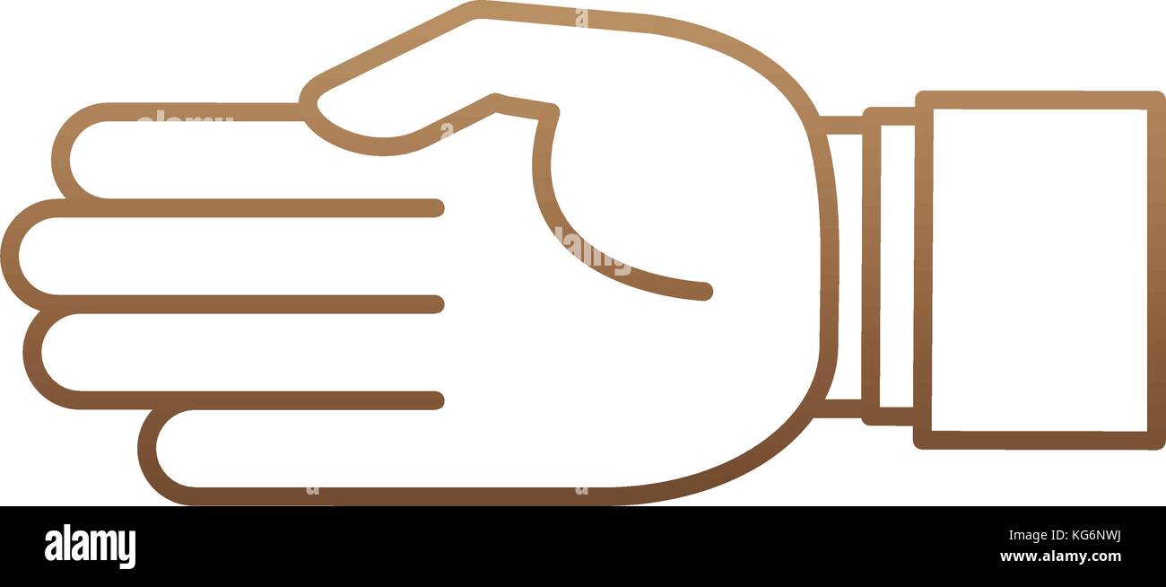 human hand icon Stock Vector Image & Art - Alamy