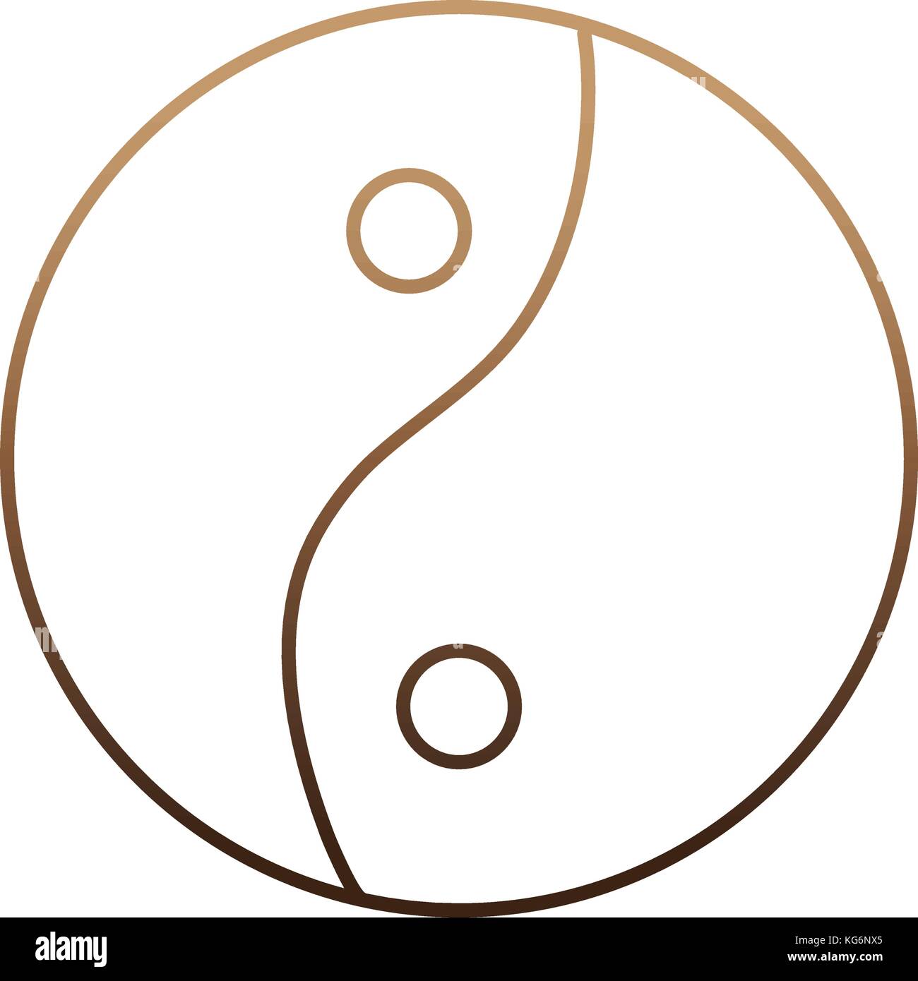 Yin Yang Illustration Stock Vector Images - Alamy