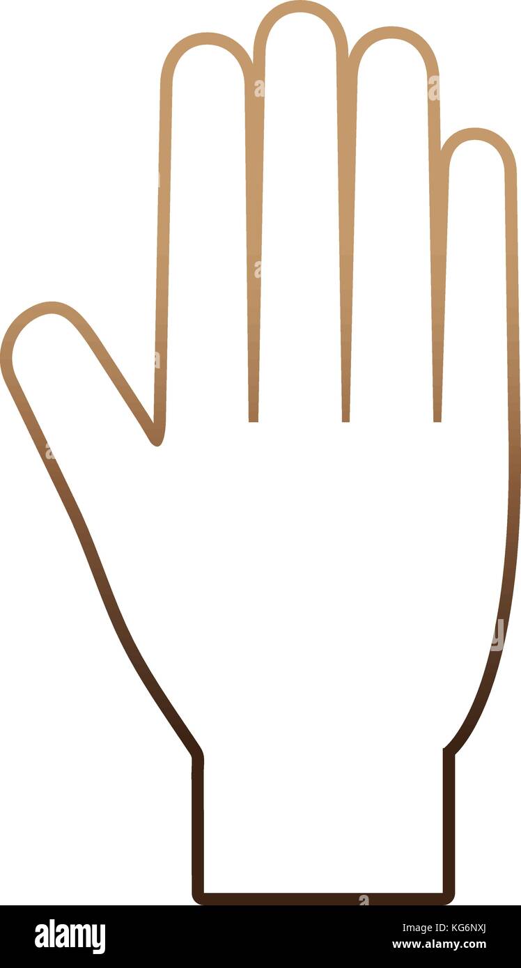 human hand icon Stock Vector Image & Art - Alamy