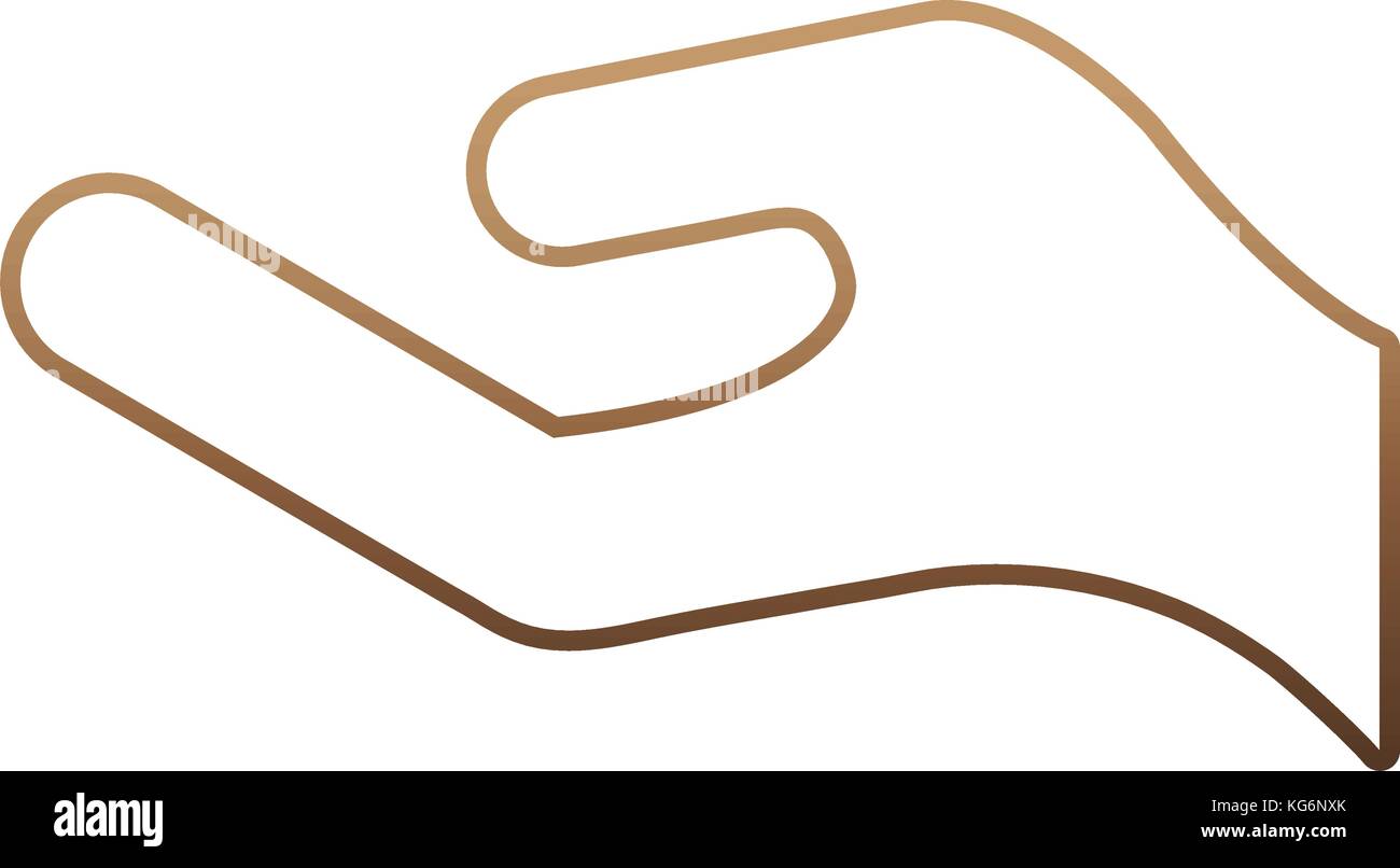 human hand icon Stock Vector Image & Art - Alamy