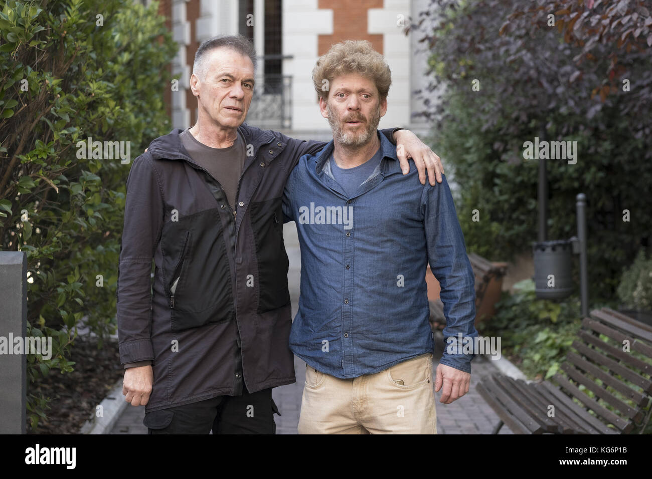 Film director Pablo Solarz and actor Miguel Angel Sola attend a ...