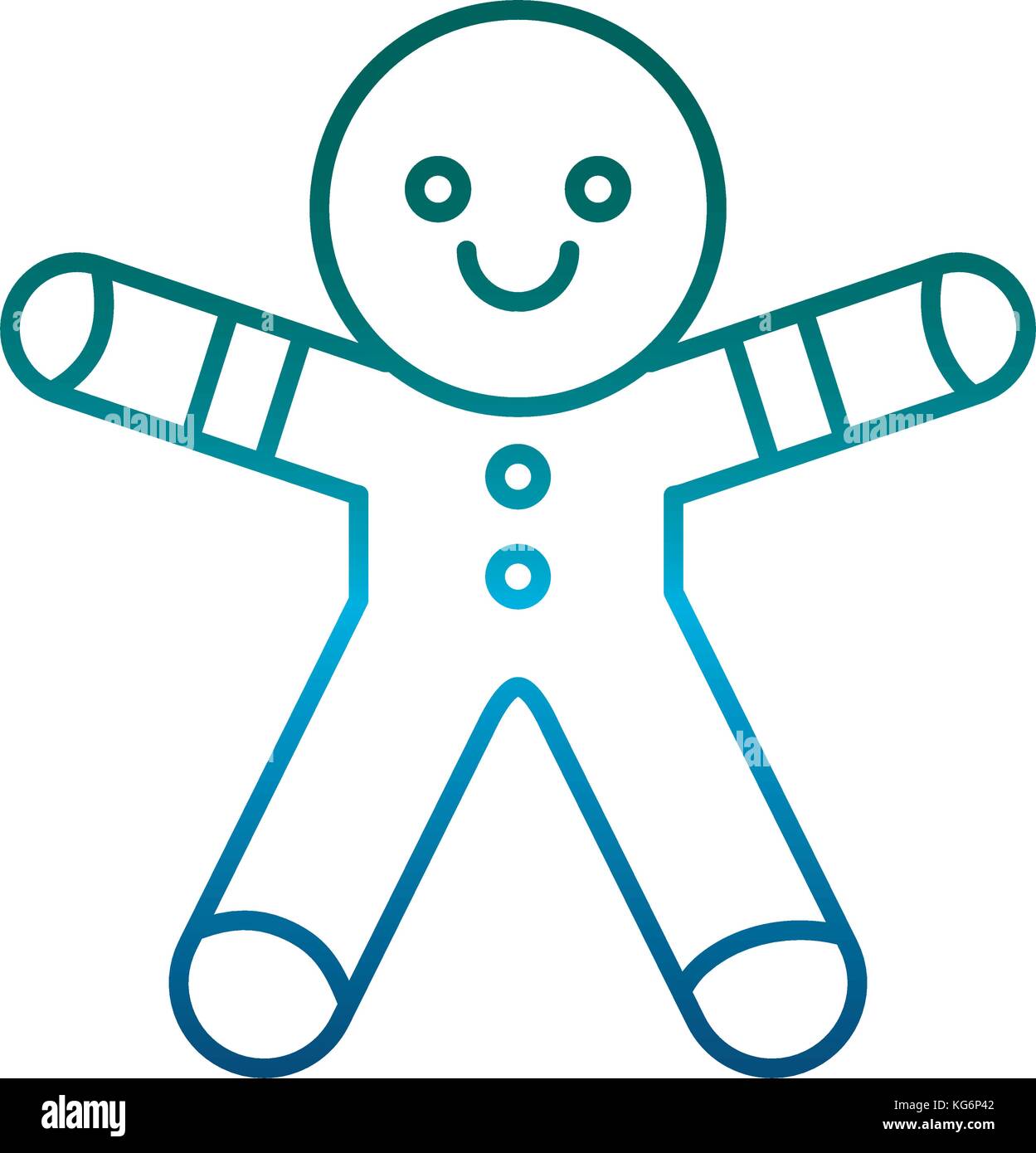 ginger man cookie icon Stock Vector Image & Art - Alamy