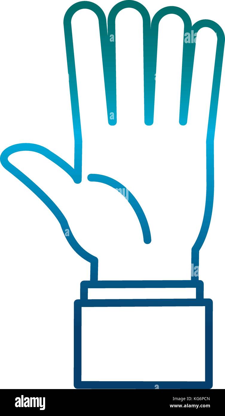human hand icon Stock Vector Image & Art - Alamy