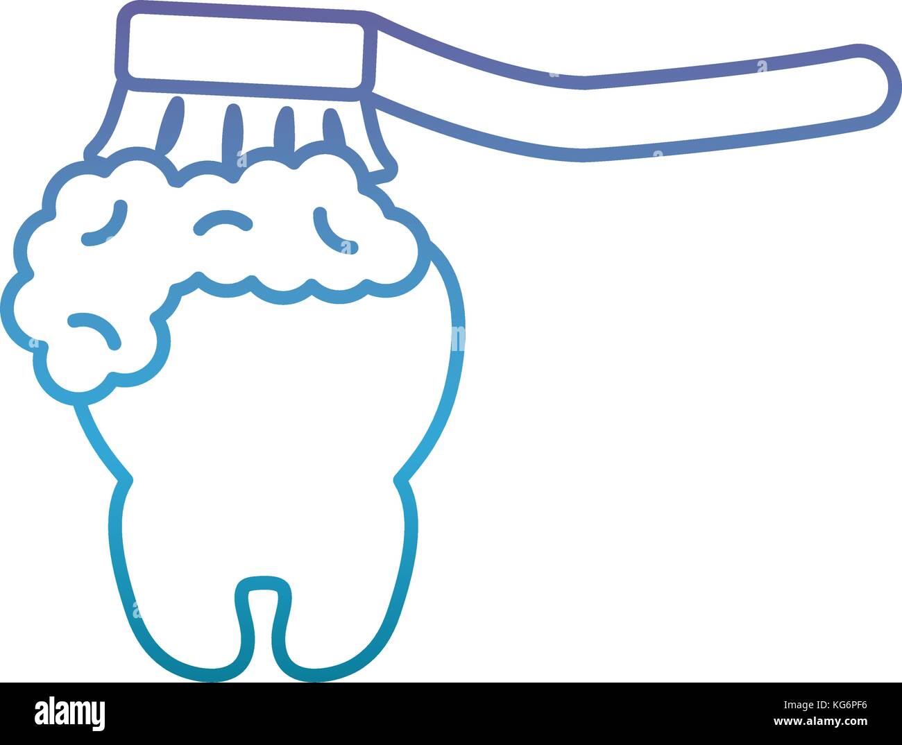 toothbrush and tooth icon Stock Vector Image & Art - Alamy