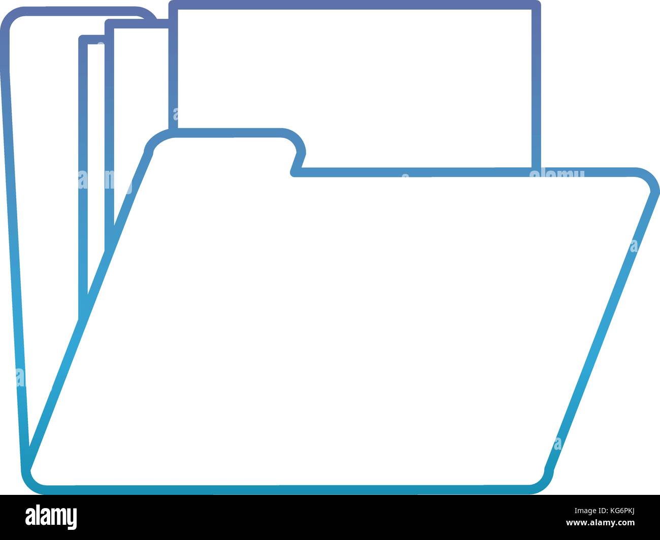 document folder icon Stock Vector Image & Art - Alamy