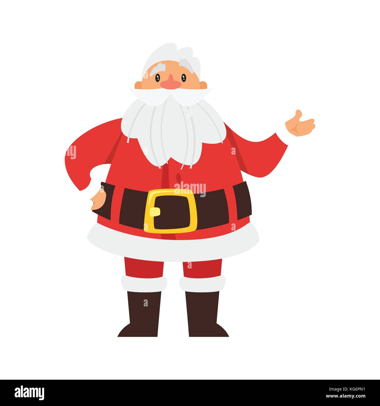 Beautiful santa Stock Vector Images - Alamy