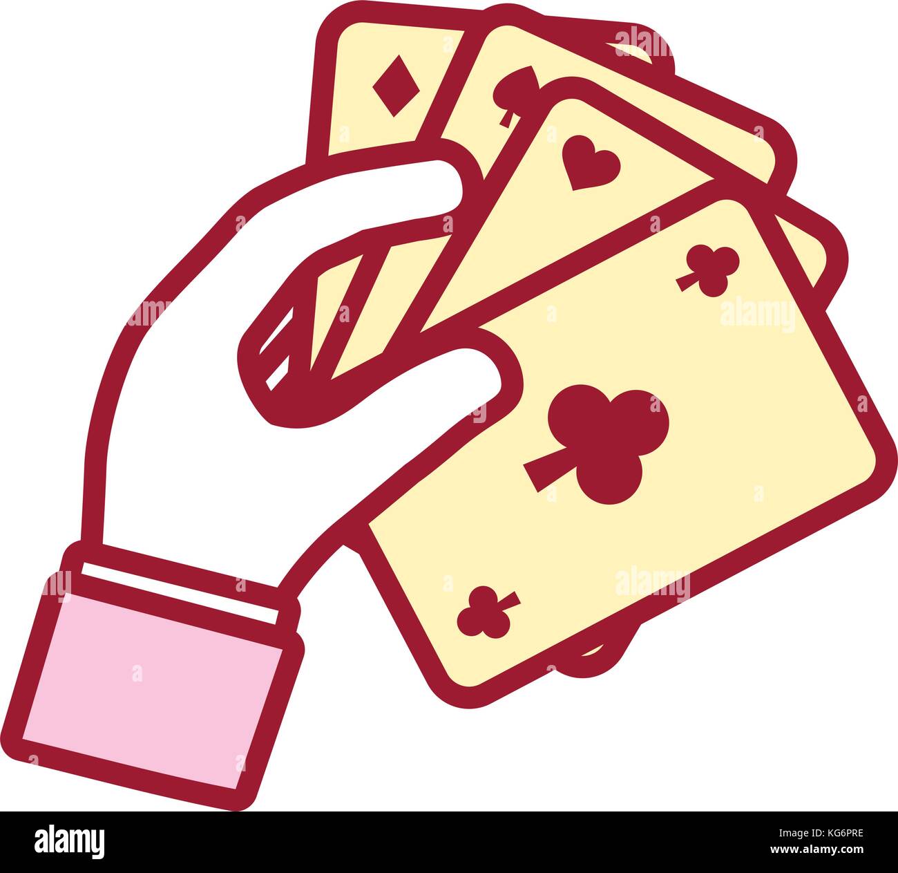 poker cards vector illustration Stock Vector Image & Art - Alamy