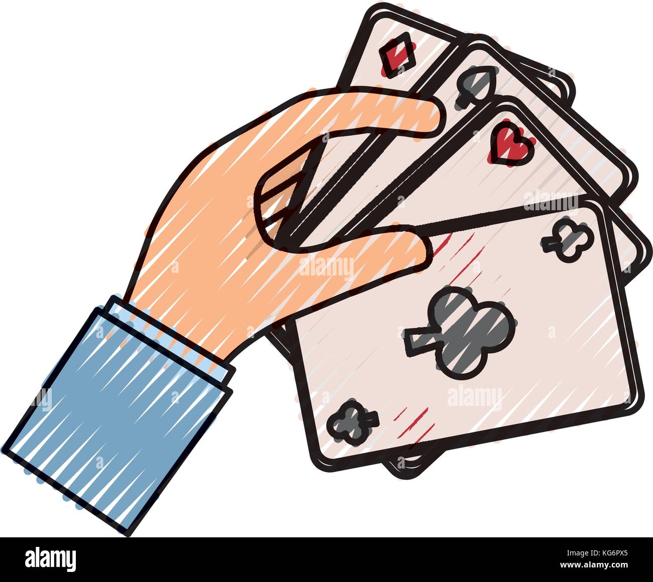 poker cards vector illustration Stock Vector Image & Art - Alamy