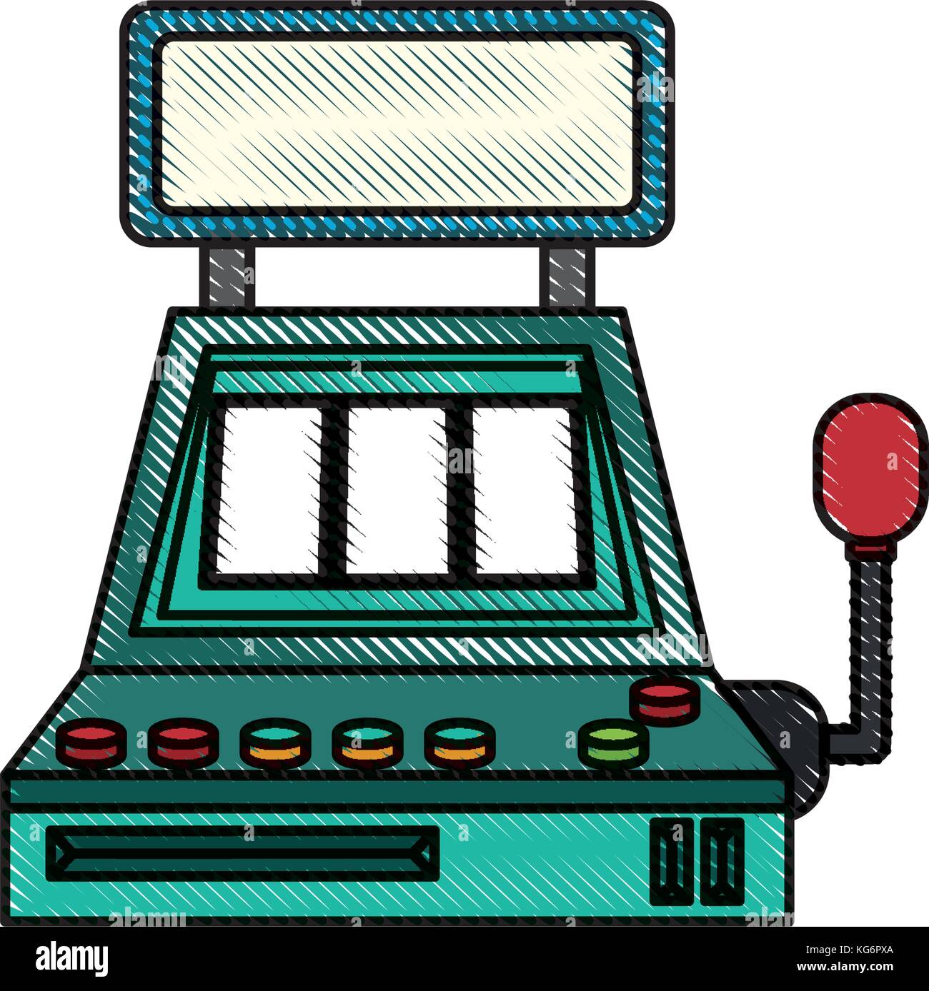 Bit slot machine icon Stock Vector Images - Alamy