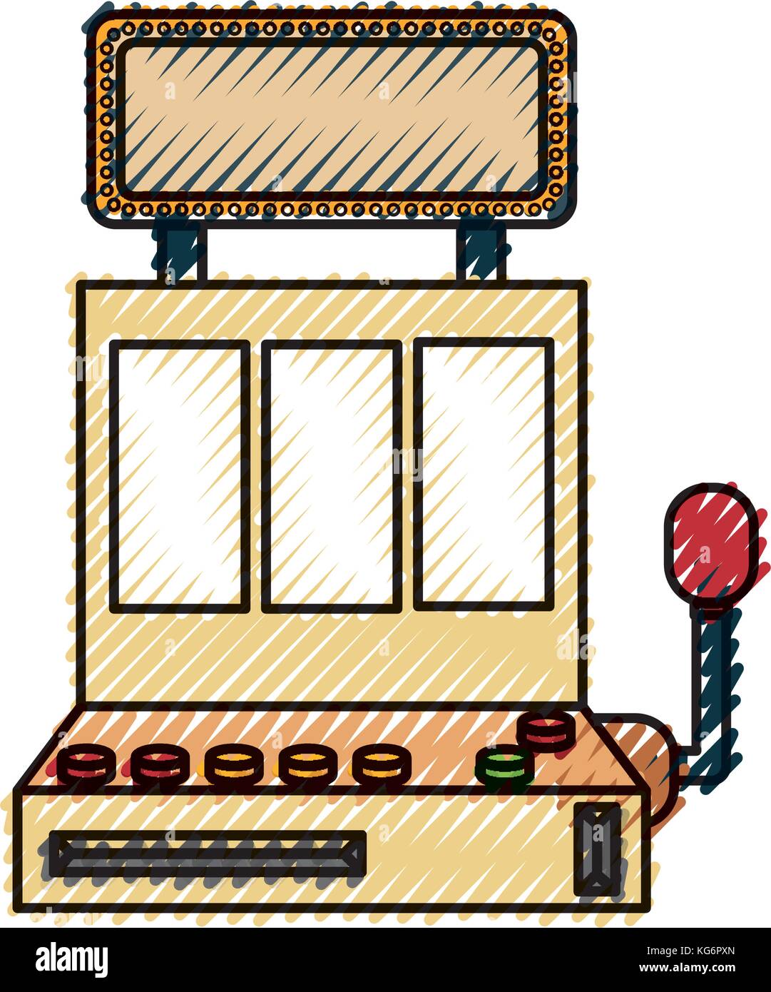 Bit slot machine icon Stock Vector Images - Alamy