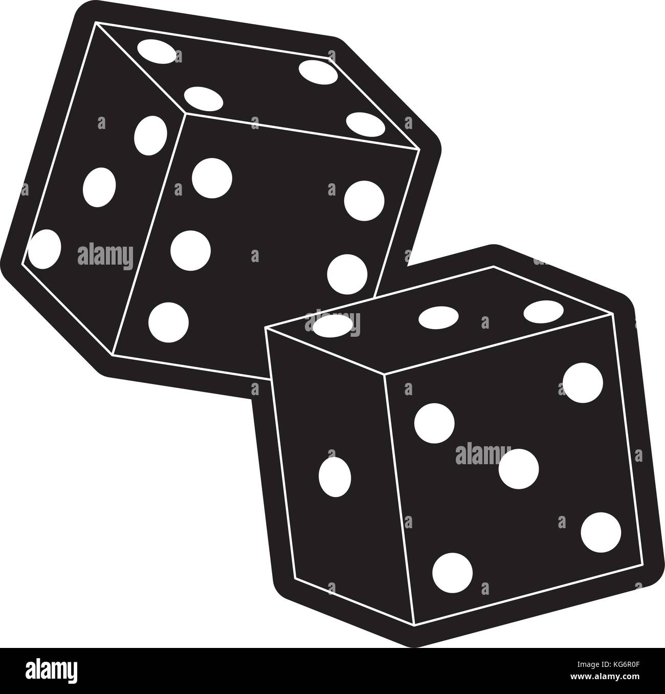 dice vector illustration Stock Vector Image & Art - Alamy