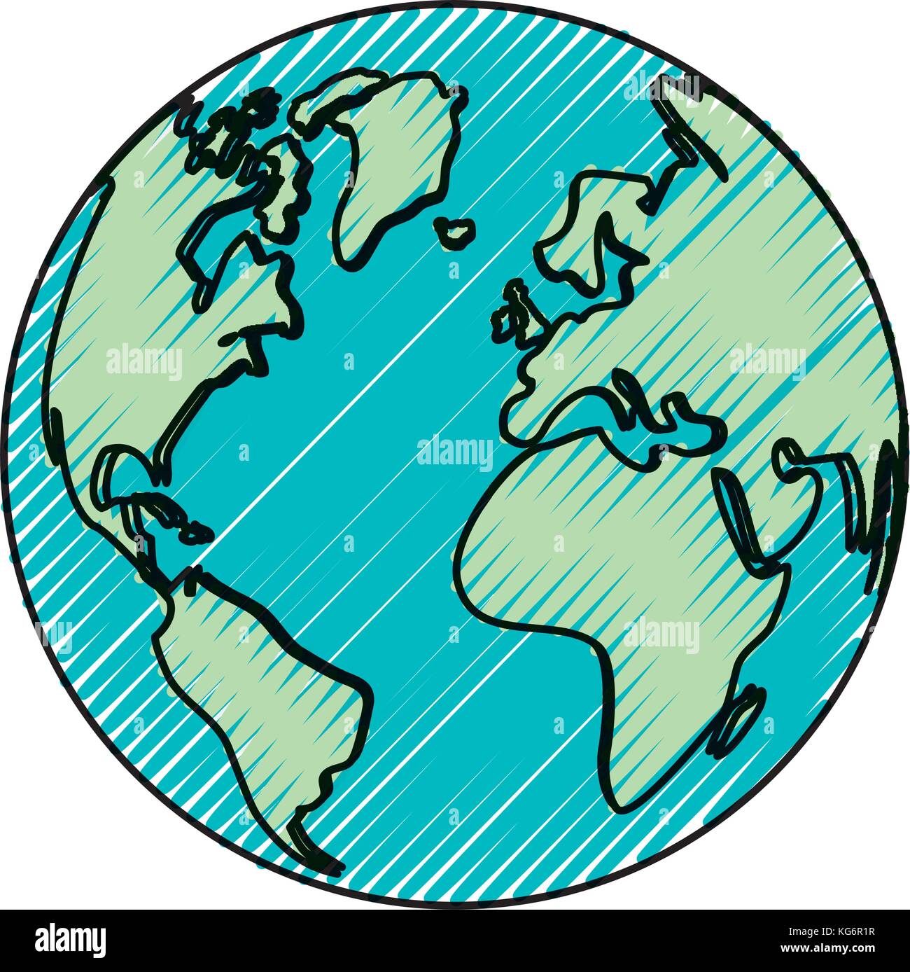 global planet vector illustration Stock Vector Image & Art - Alamy