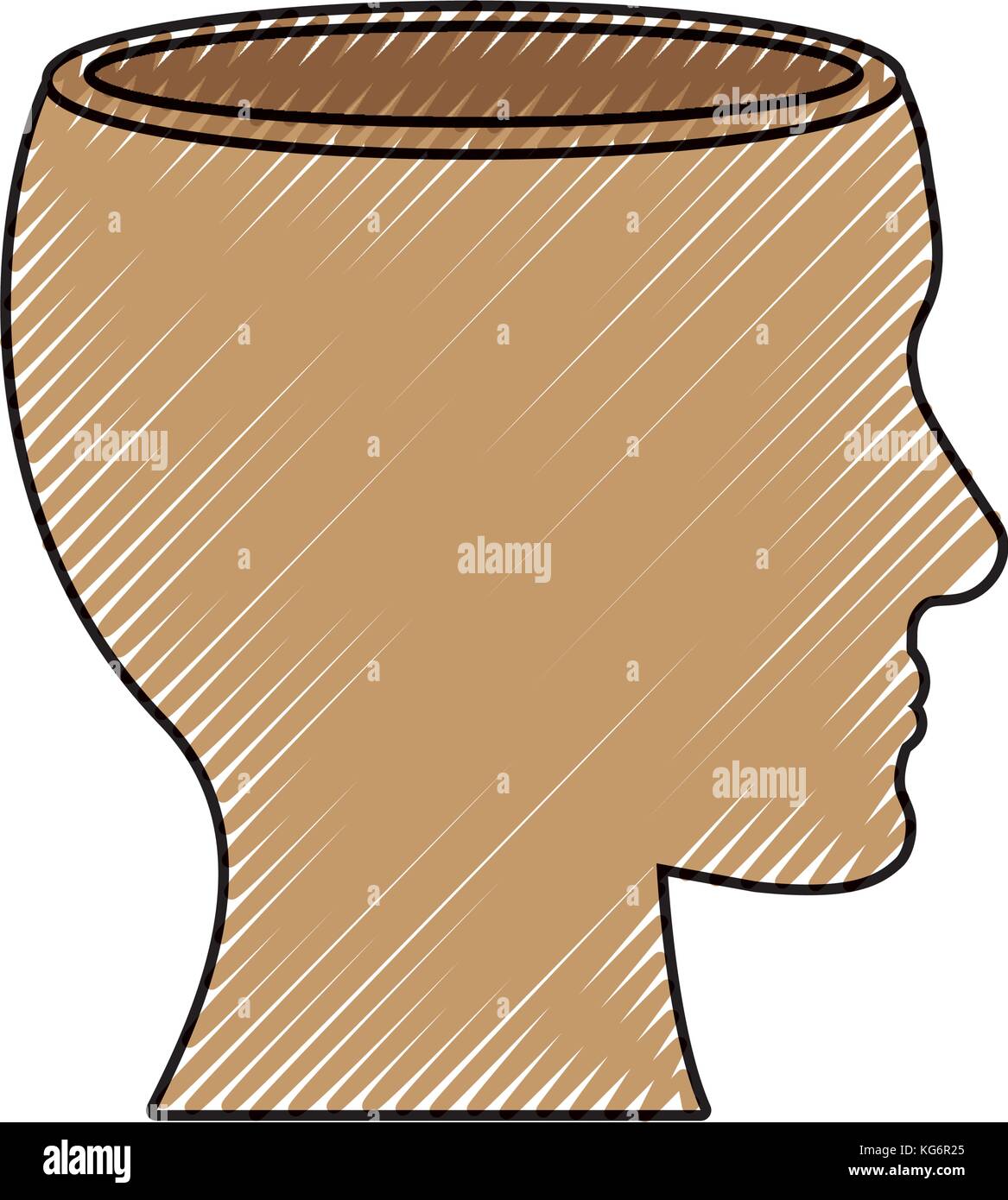 head pictogram vector illustration Stock Vector Image & Art - Alamy