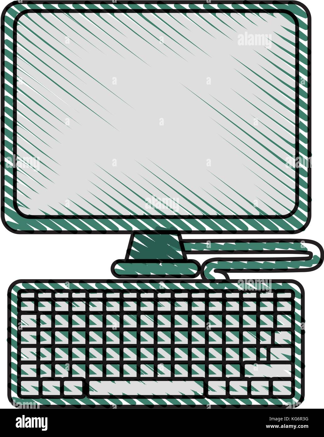 computer vector illustration Stock Vector Image & Art - Alamy