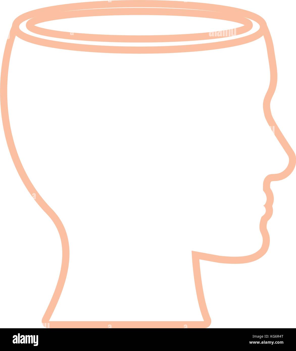 head pictogram vector illustration Stock Vector Image & Art - Alamy