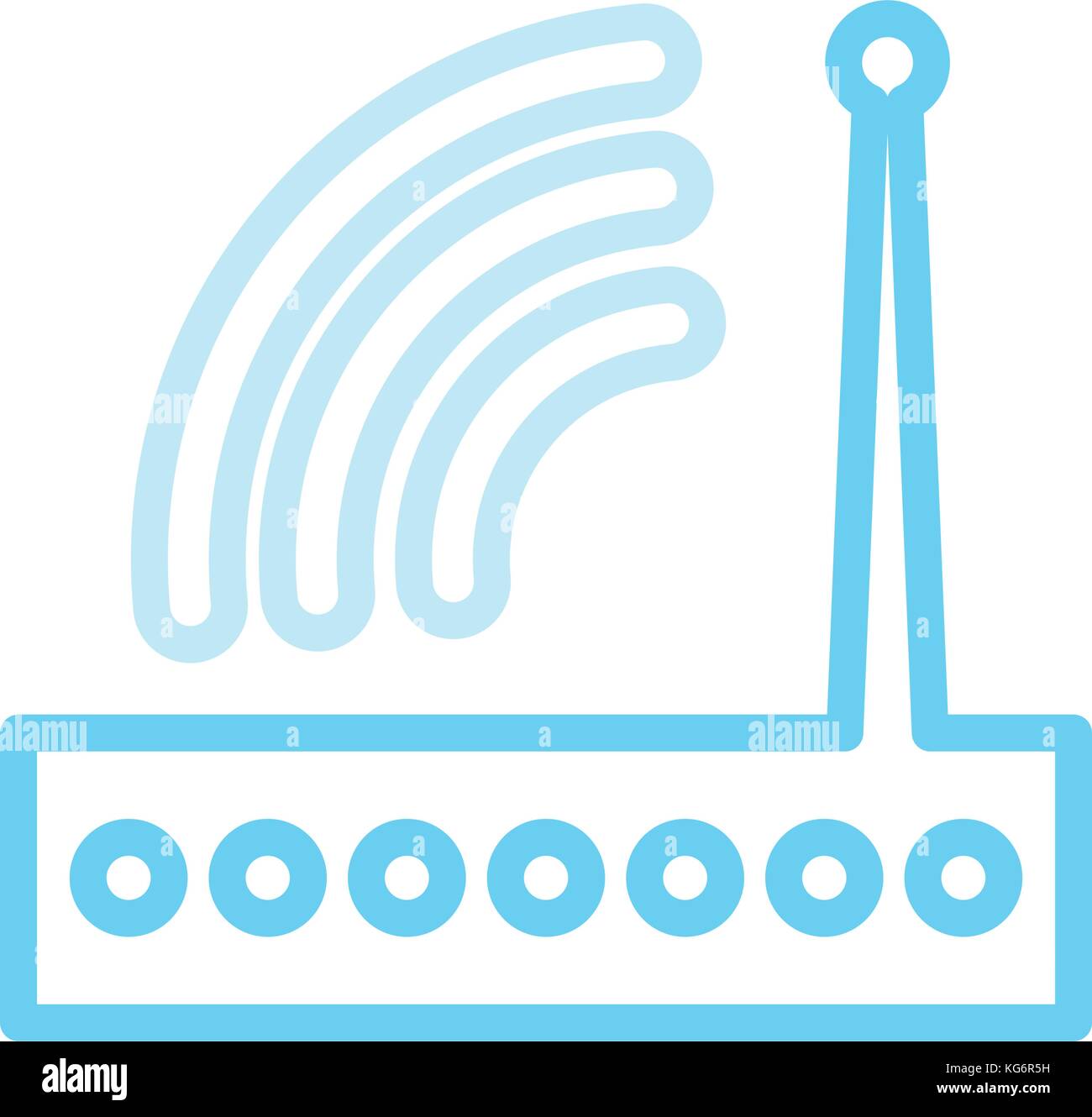 Wifi Sign Vector Illustration Stock Vector Image And Art Alamy