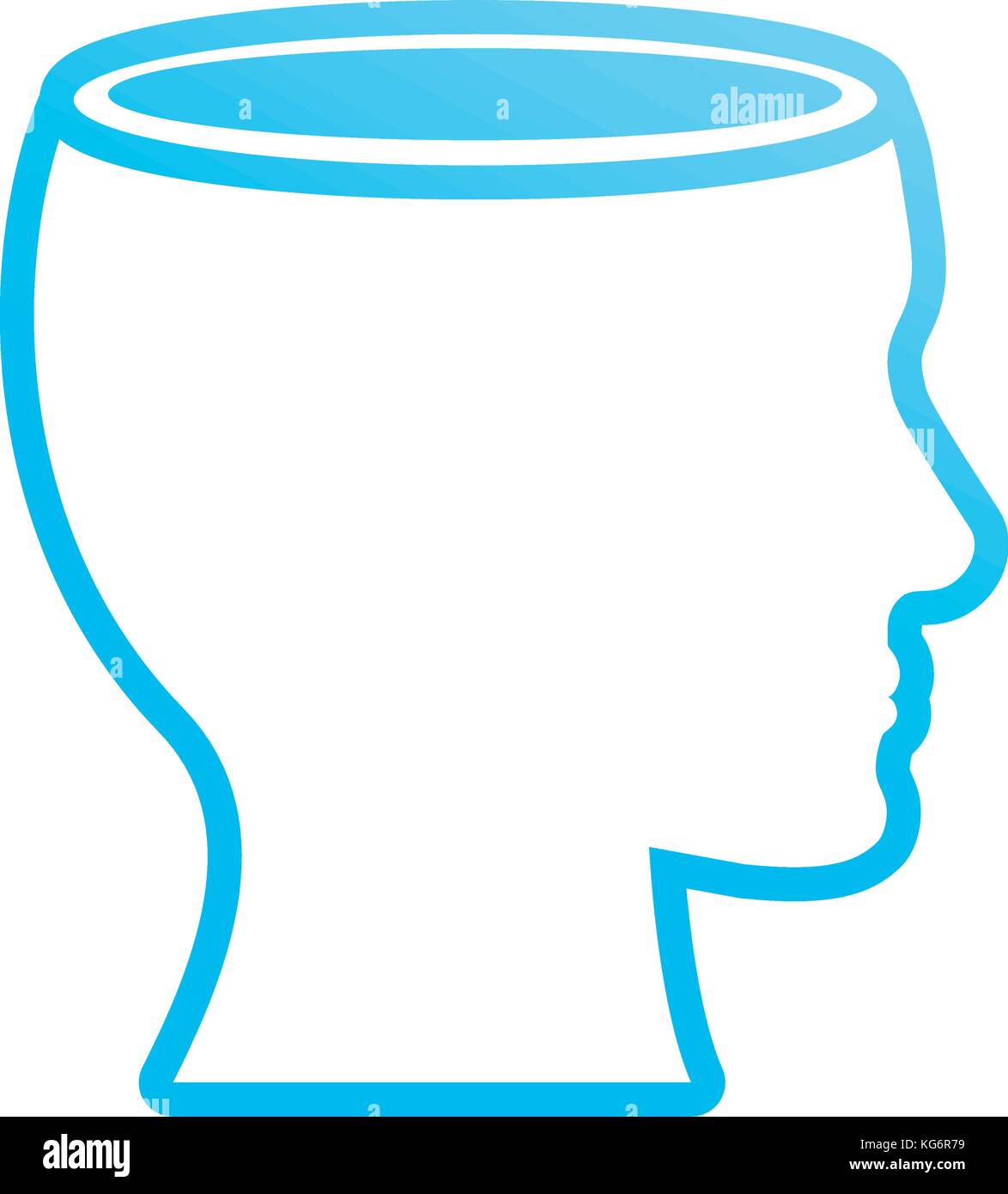 head pictogram vector illustration Stock Vector Image & Art - Alamy