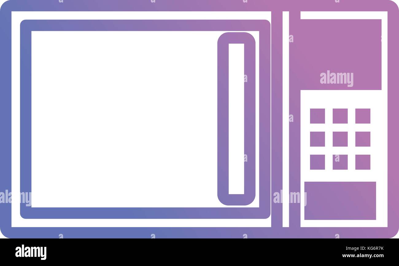 microwave vector illustration Stock Vector Image & Art - Alamy