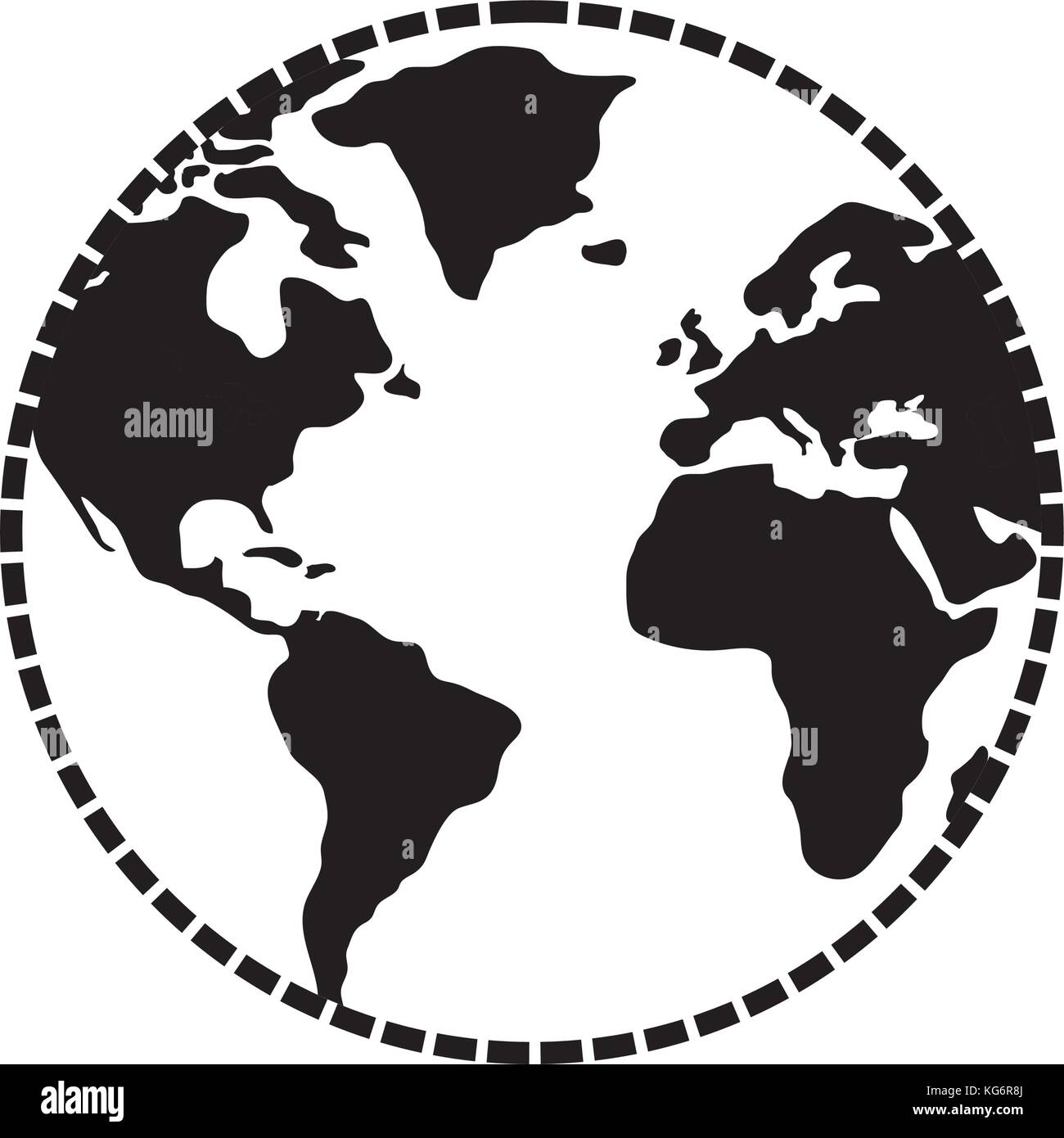 global planet vector illustration Stock Vector Image & Art - Alamy