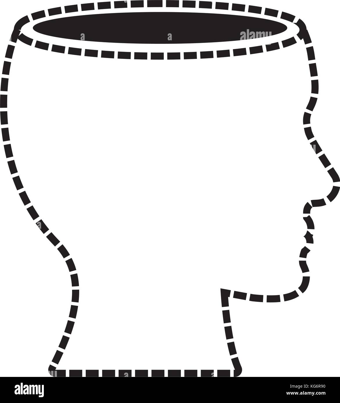 head pictogram vector illustration Stock Vector Image & Art - Alamy