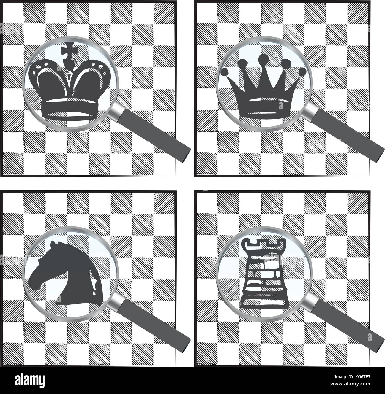 Stone chess Stock Vector Images - Alamy