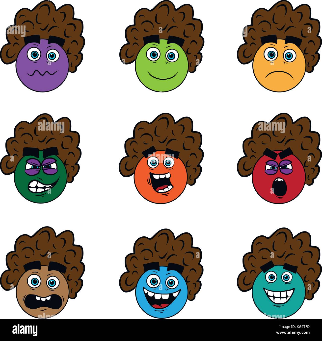 Emoji cartoon hi-res stock photography and images - Alamy