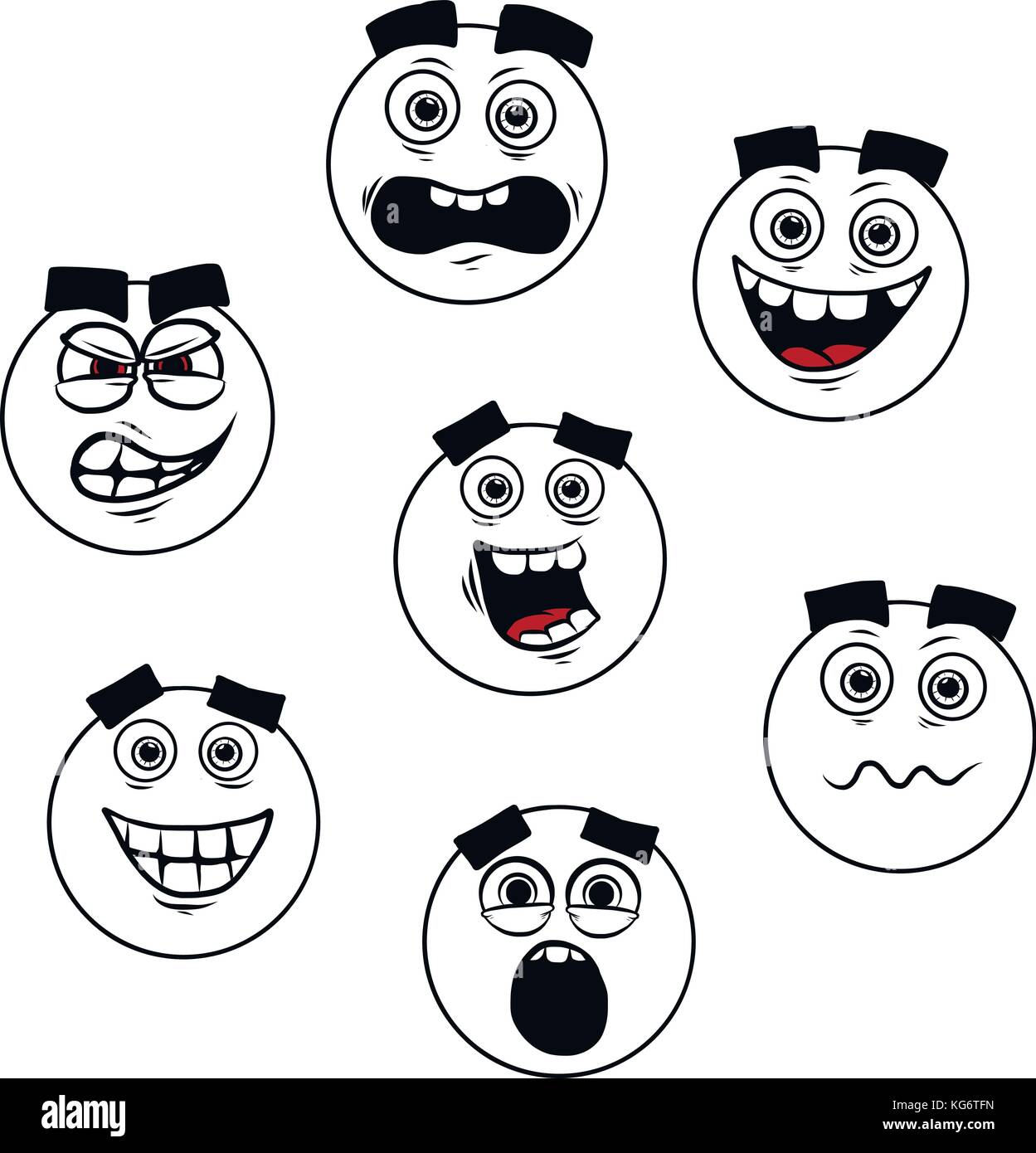 Emoji cartoon hi-res stock photography and images - Alamy