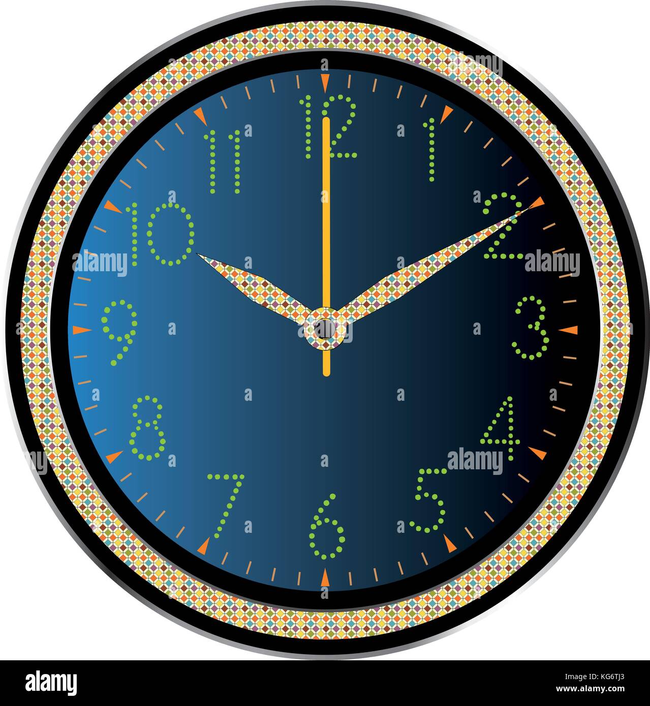 Clock draw Stock Vector Images - Alamy