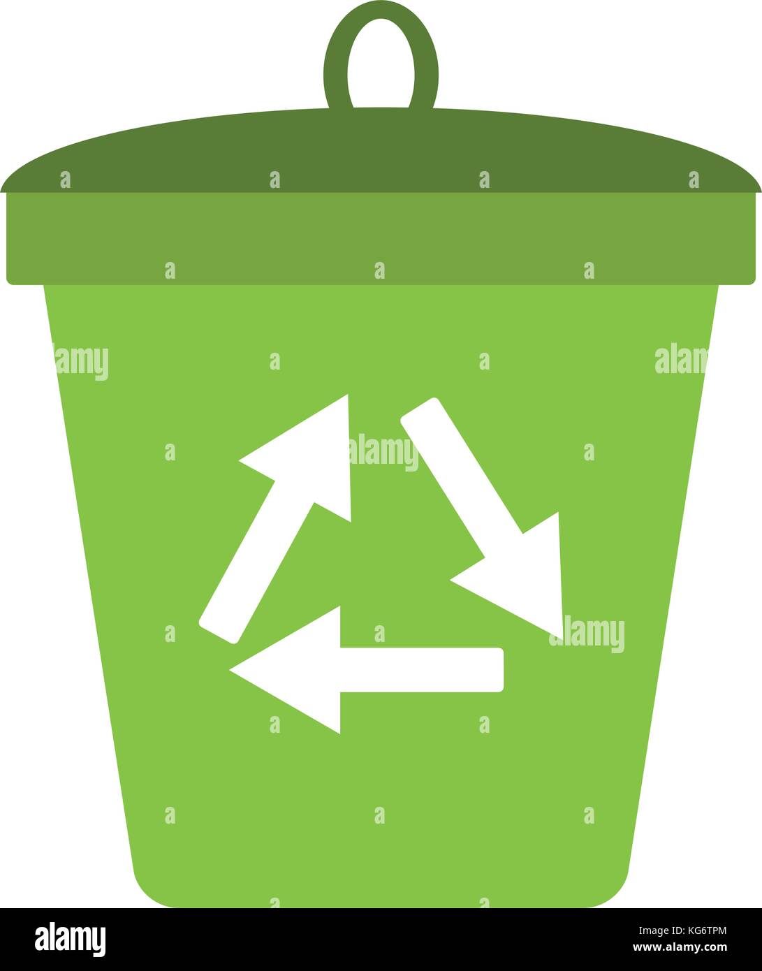 Recycle can isolated Stock Vector Image & Art - Alamy