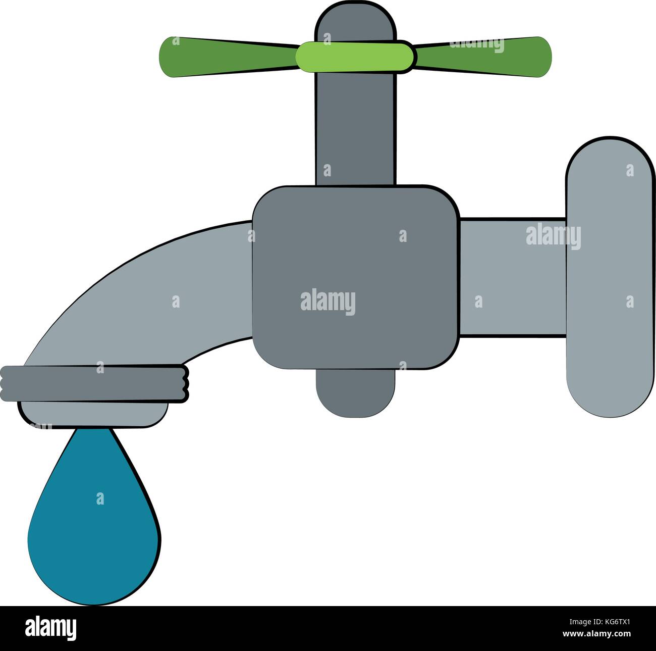 Water tap isolated Stock Vector Image & Art - Alamy
