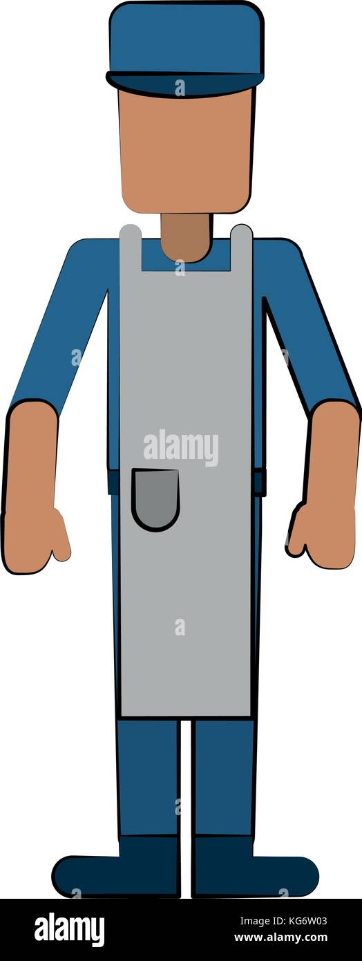 Butcher avatar full body Stock Vector Image & Art - Alamy
