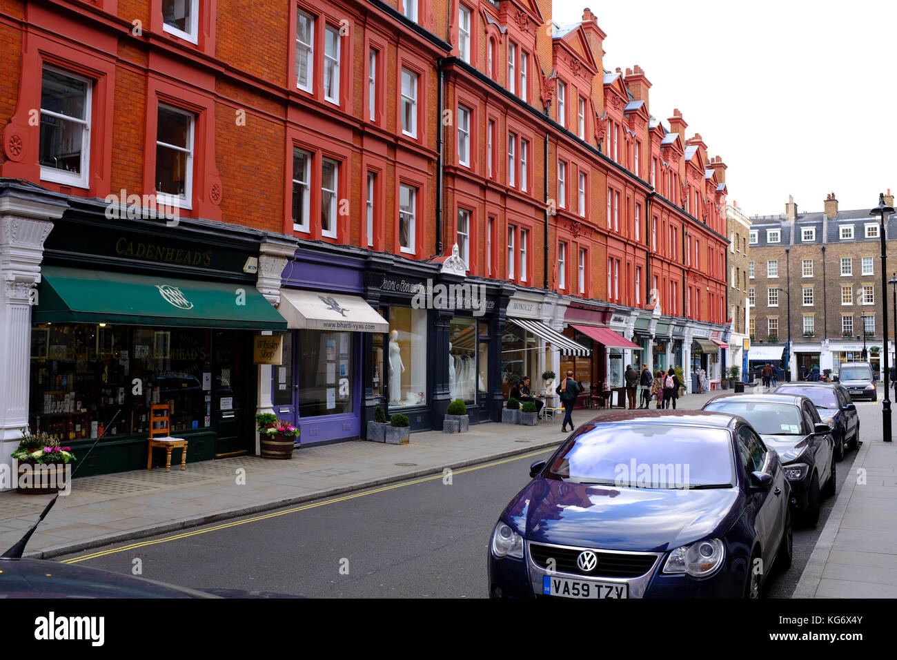 Chiltern Street, Marylebone, London UK Stock Photo - Alamy