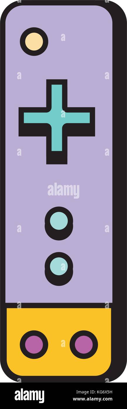 controller object to video game console vector illustration Stock ...