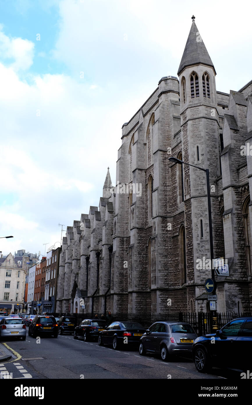 St.James' Roman Catholic church, George Street London UK Stock Photo ...