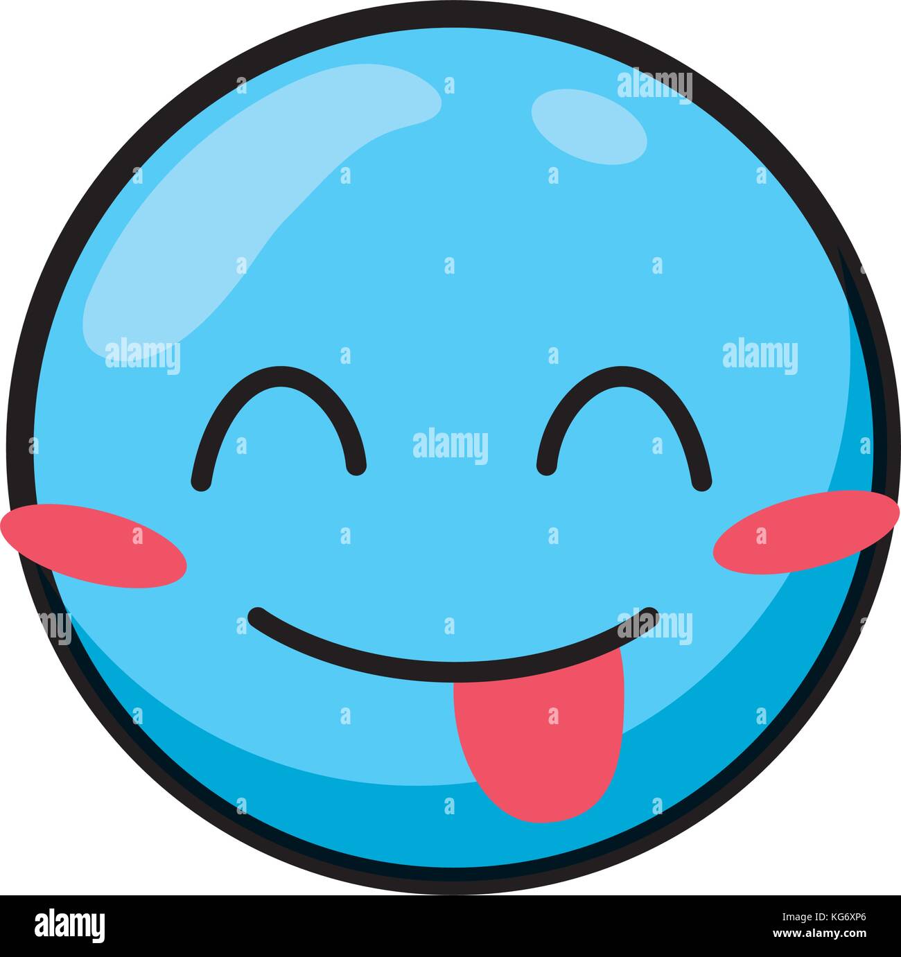 Cartoon face emoticon caricature and character theme Isolated design ...
