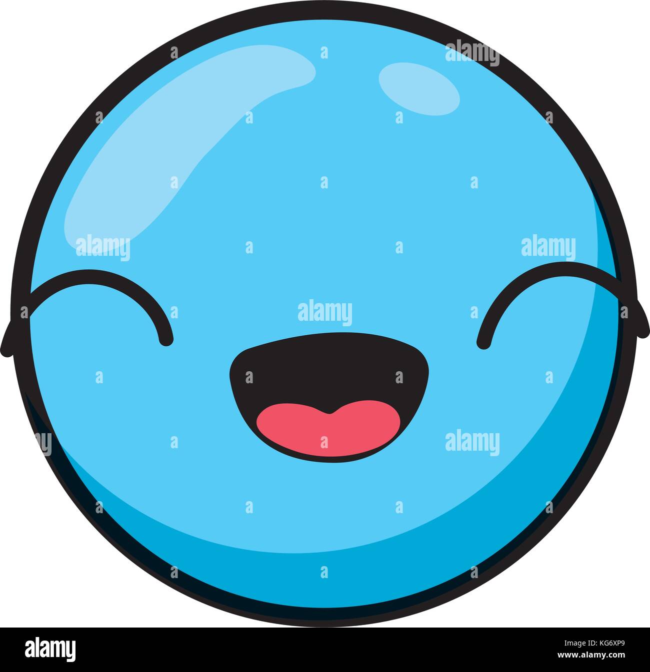 Cartoon face emoticon caricature and character theme Isolated design ...