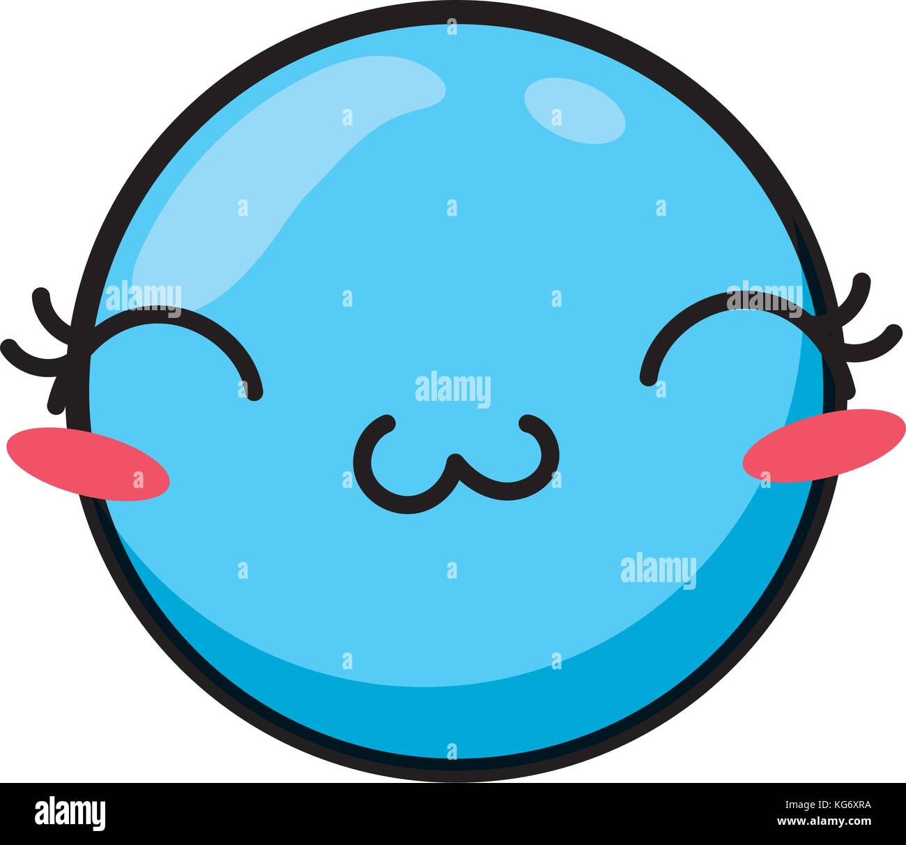 Cartoon face emoticon caricature and character theme Isolated design ...