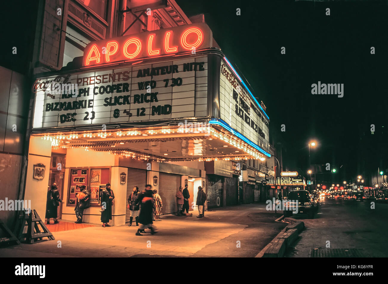 Legendary Apollo Theatre on 125th Street, New York, in the heart of ...