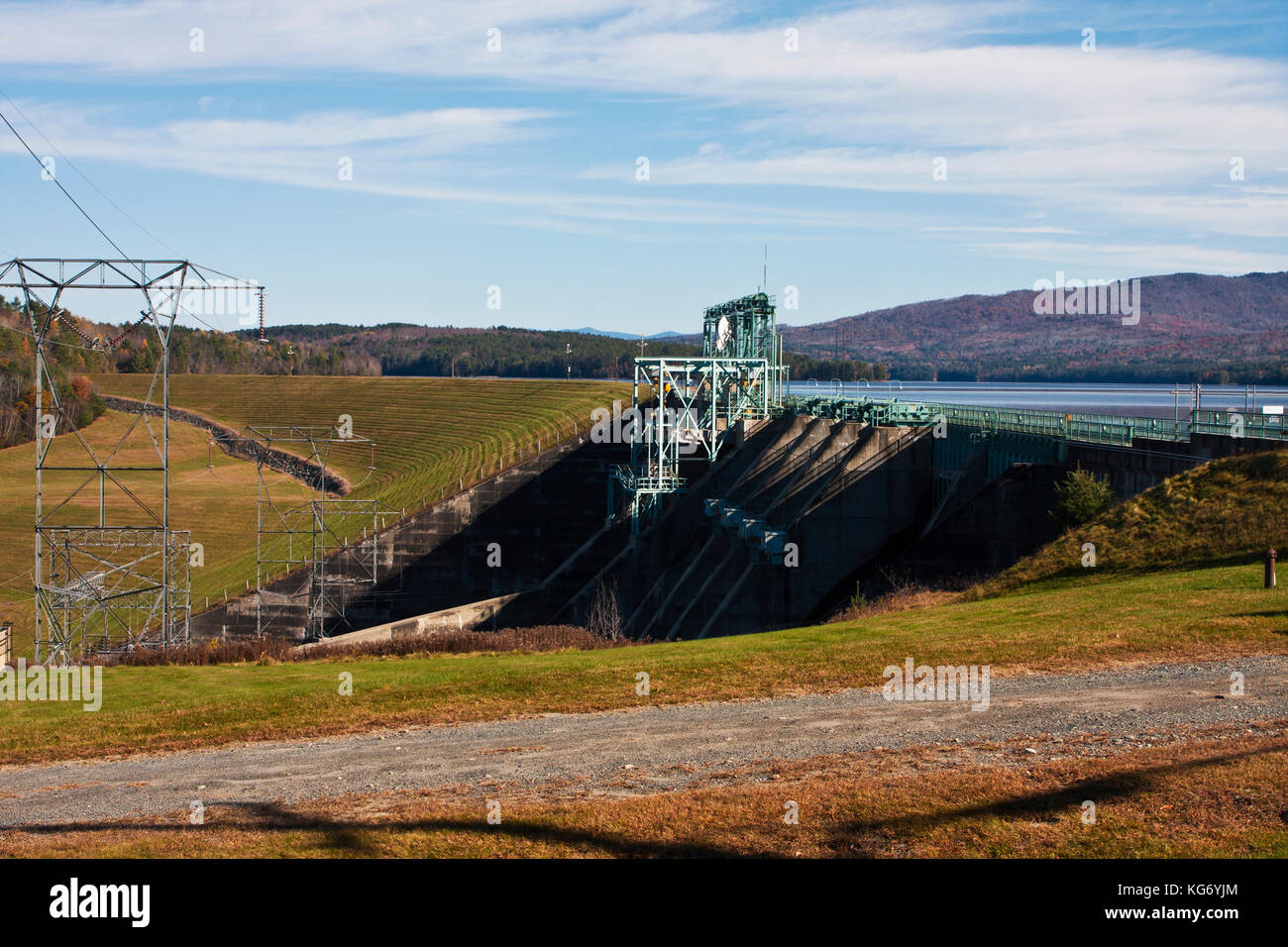 The Samuel C. Moore Dam is one of the largest on the Connecticut River ...
