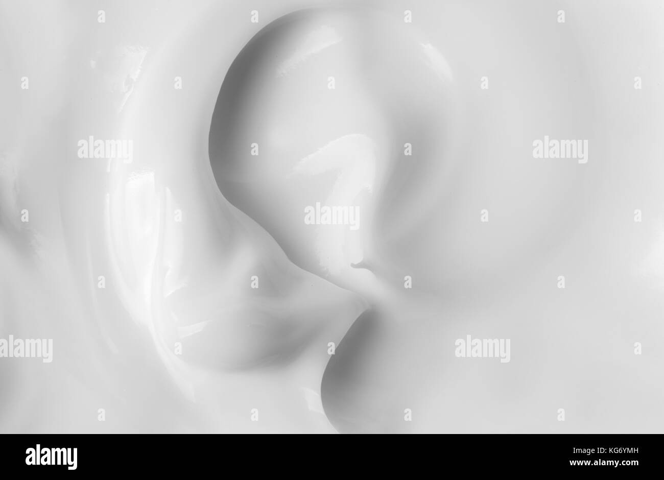 Cosmetics. Cream white background texture Stock Photo - Alamy