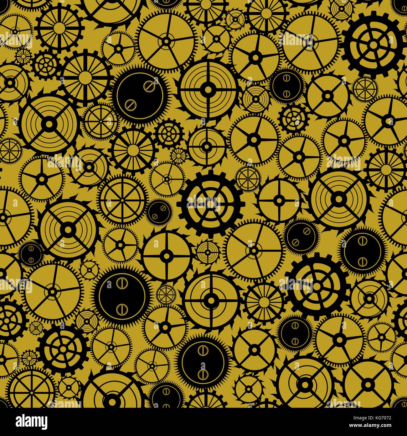 Seamless rusty cogwheel pattern. Factory background Stock Vector Image ...