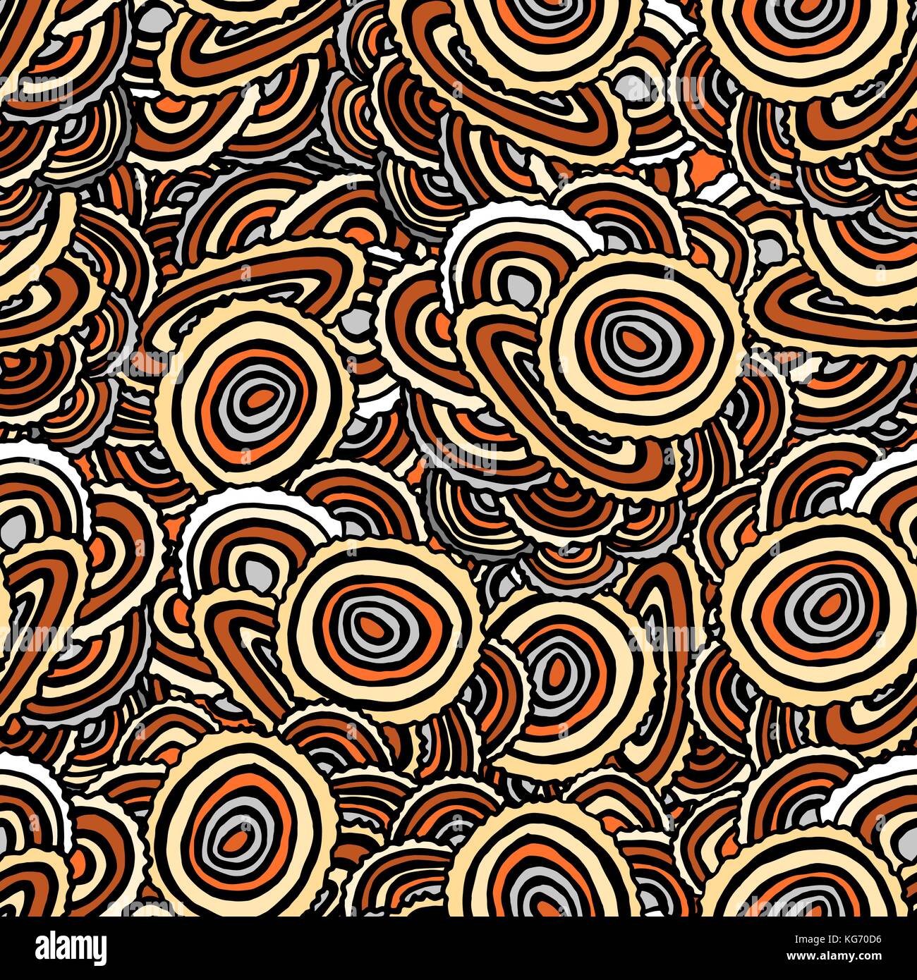 Circle seamless texture. Pattern for design and decoration with ...