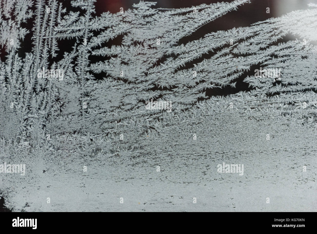 frosty patterns in the window Stock Photo - Alamy