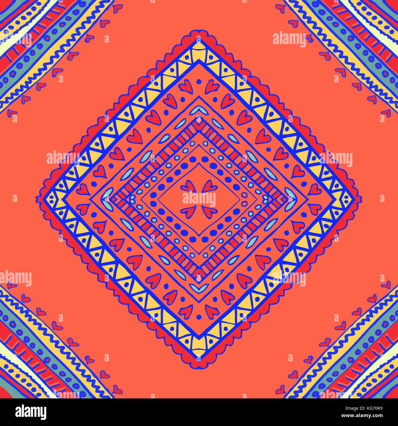 Geometric seamless pattern. Design for dutch tile, background, textile ...